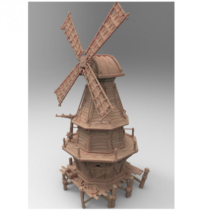 3D Printable Windmill by Fabio