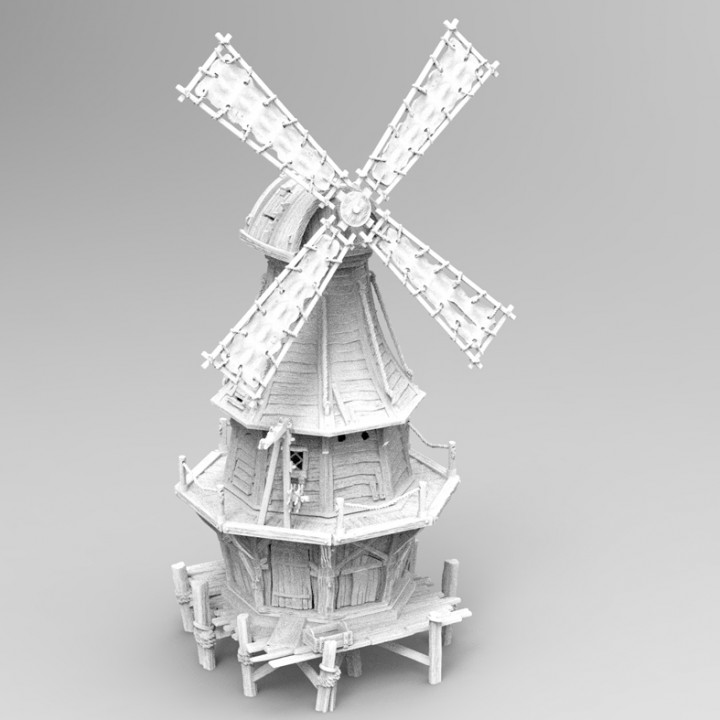 3D Printable Windmill by Fabio