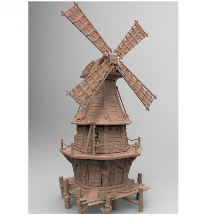 3D Printable Windmill by Fabio