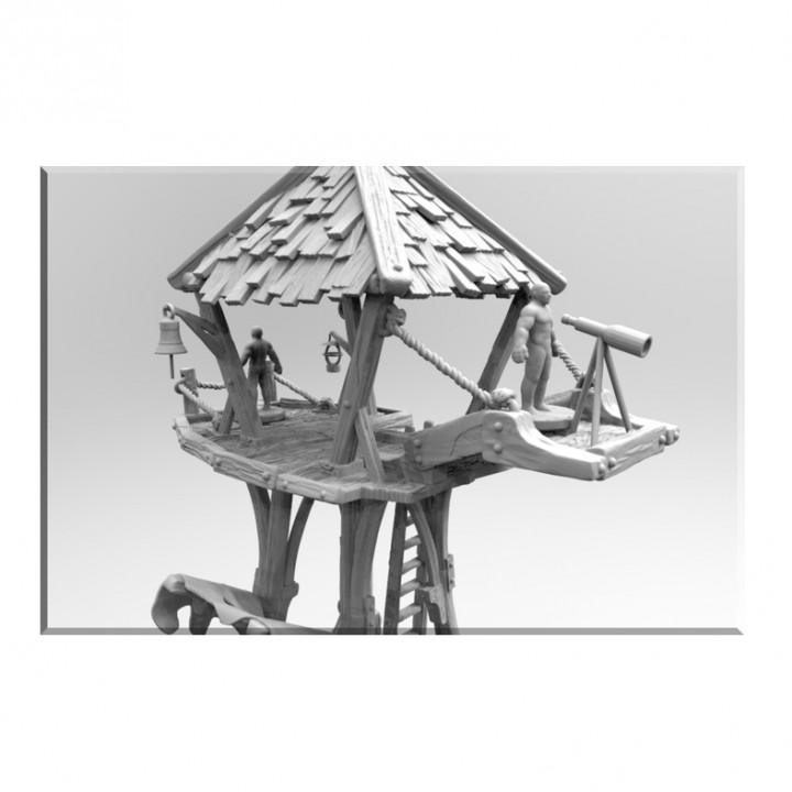 3D Printable Watchtower by Fabio