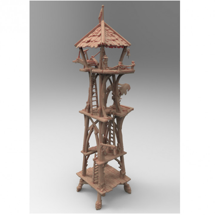 3D Printable Watchtower by Fabio