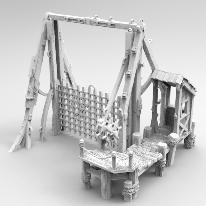 3D Printable Town Gate by Fabio