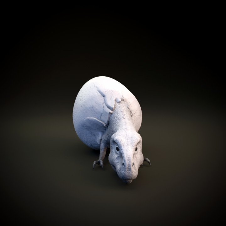 3D Printable Tyrannosaurus Rex hatchling - baby dino - pre supported by ...