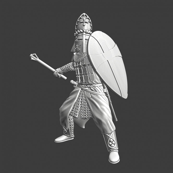 3D Printable Medieval Danish Bishop in full armour by Northern Crusades ...