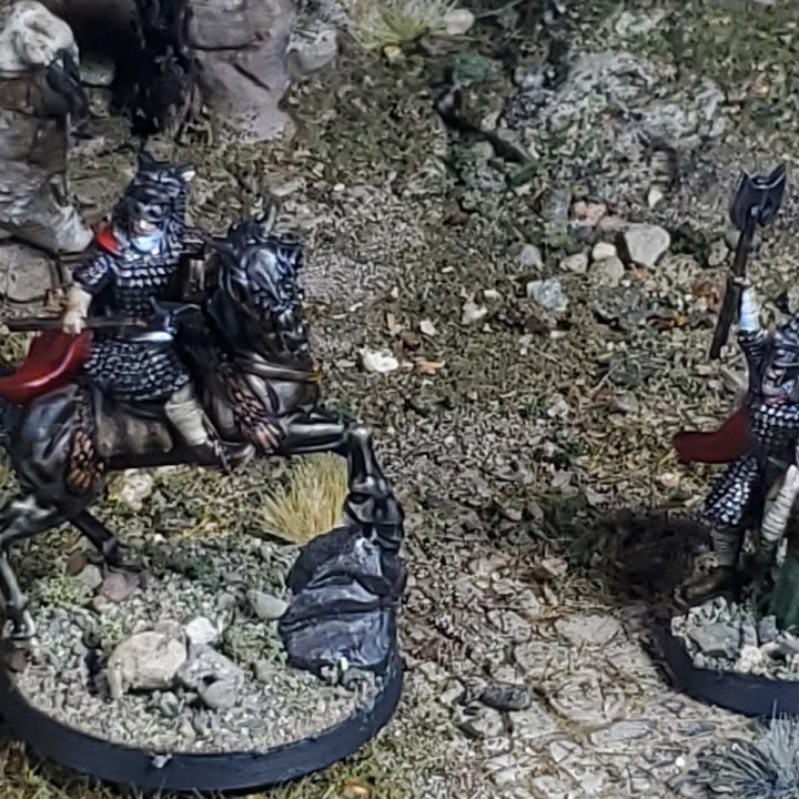 3D Print of Lord Mountain The Wolf - mtd and foot | Savage Evil Humans ...