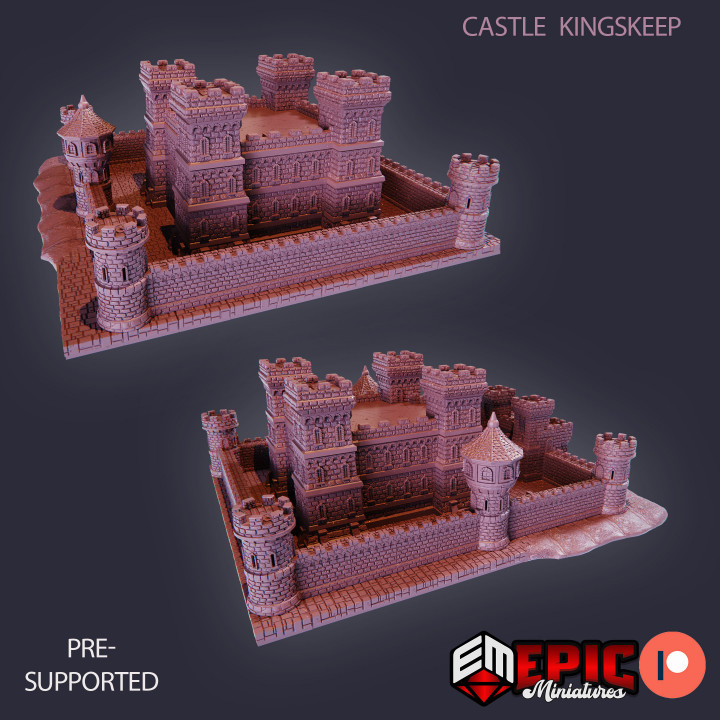 3D Printable Castle Kingskeep / Legendary Kingdom / Watch Tower ...