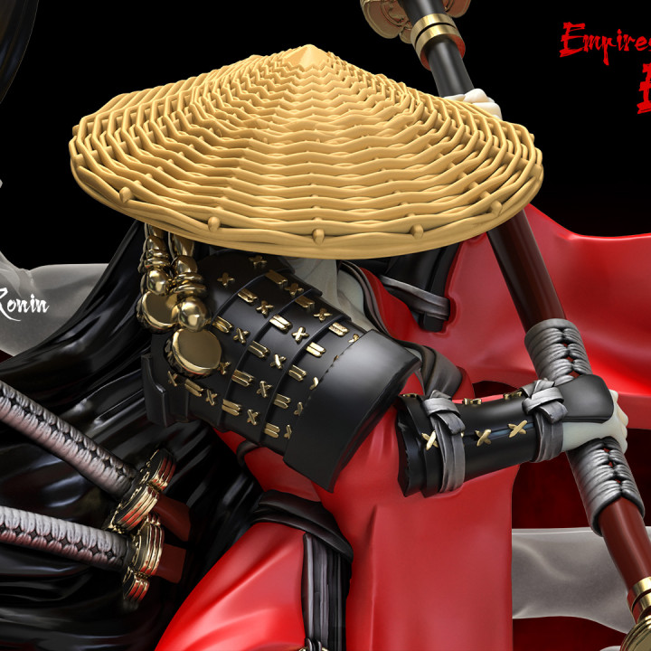 3D Printable Setsuna, the Ghost Ronin by Heroes Infinite