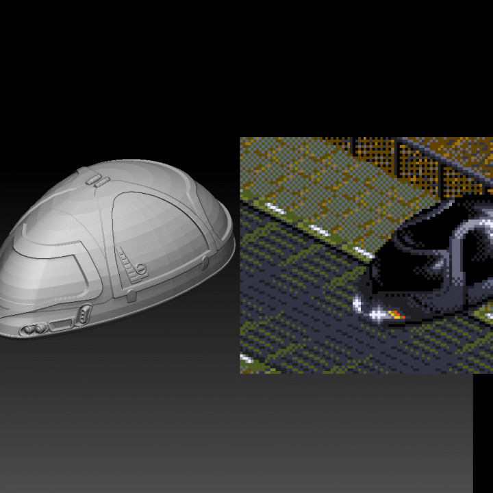 3D Printable Syndicate Car by Sharedog Miniatures