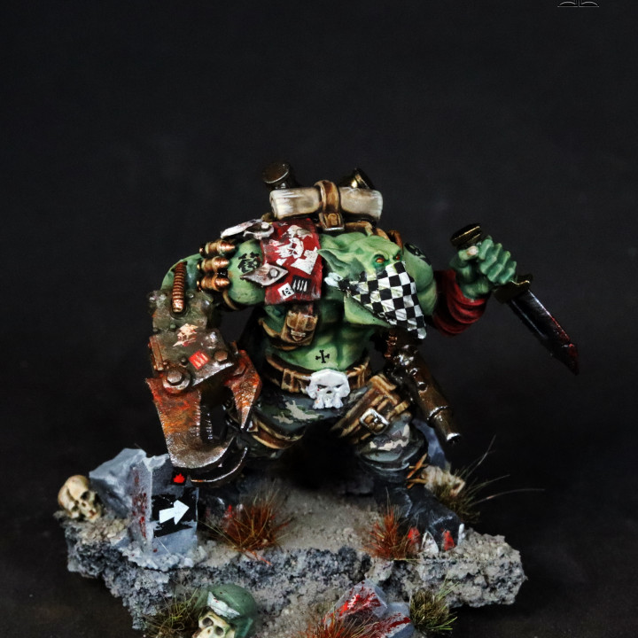 3D Print of Sci-Fi Orc Commando Starter Set by Devil's Paint Studio