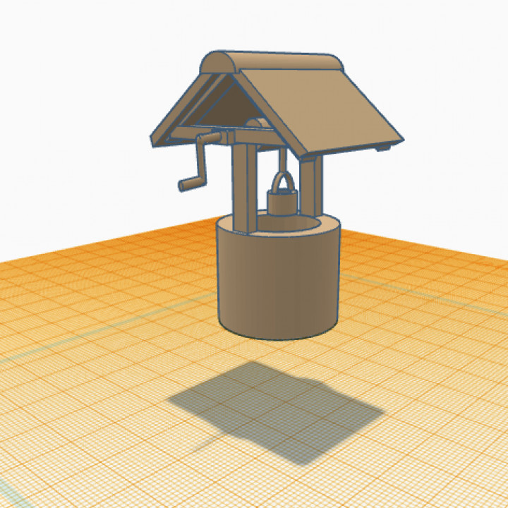 3D Printable Tabletop Well by Jason Fraser
