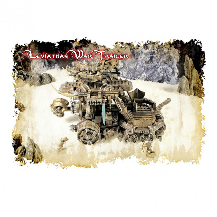 3D Printable Leviathan war trailer by Fabio