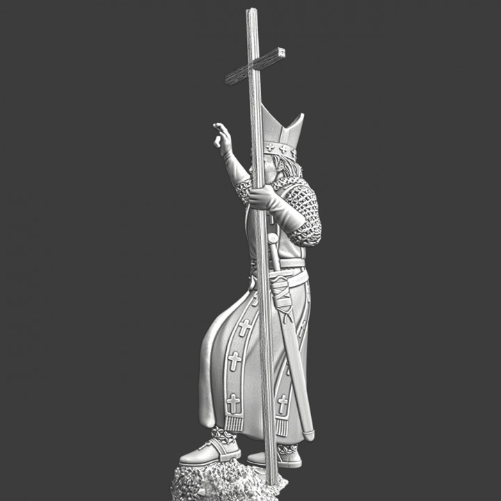 3D Printable Medieval Bishop Absalon preaching by Northern Crusades ...