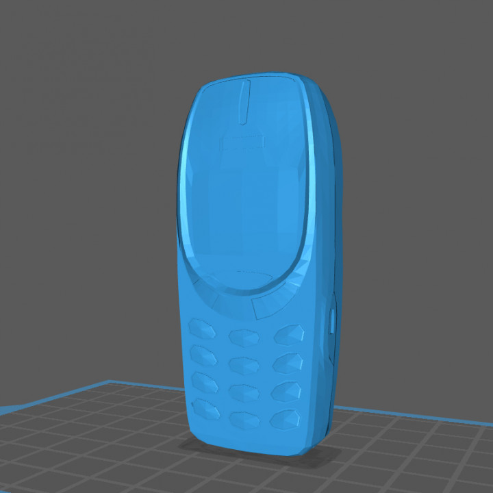 3D Printable NOKIA 3310 by CARABELA STUDIOS