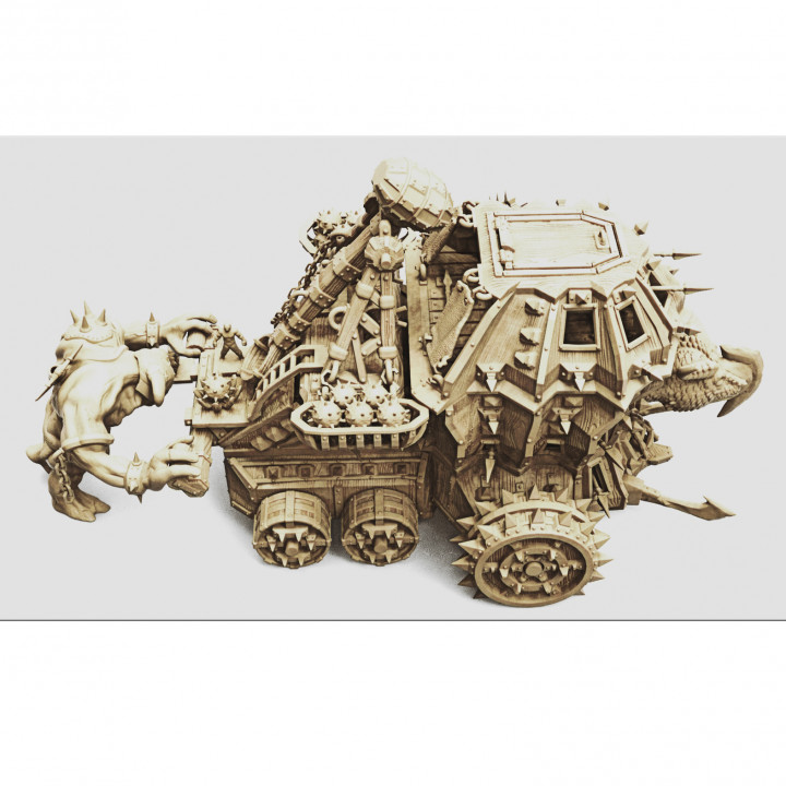 3D Printable War carriage "Ares" by Fabio
