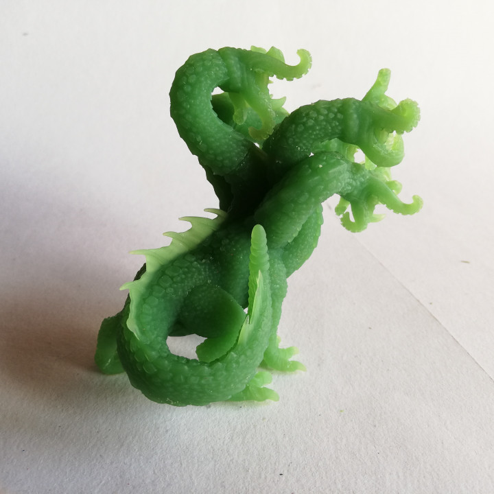 3D Printable Hydra Miniature (32mm, modular) by Juhász Gergely