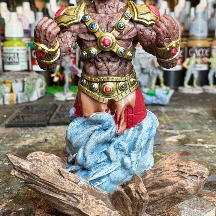 3D Print of Dao Male Earth Magic / Mythical Desert Djinn / Elemental ...