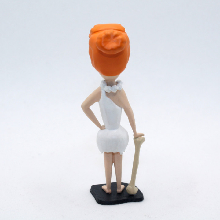 3D Printable Wilma Flintstone - Onepiece by Steve Solomon