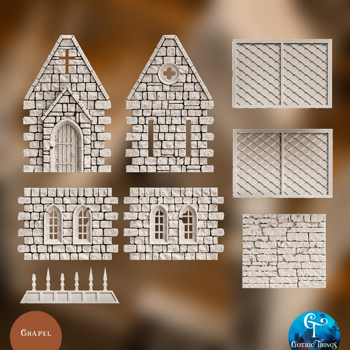 3D Printable Chapel & Shrine by Gothic Things