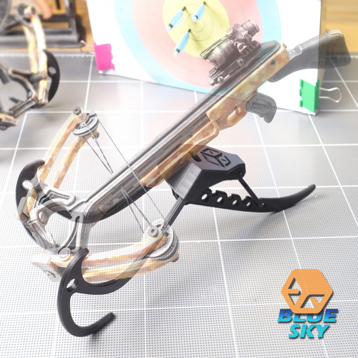 3D Printable Crossbow Rack 1/4 Scale by Sky Ha