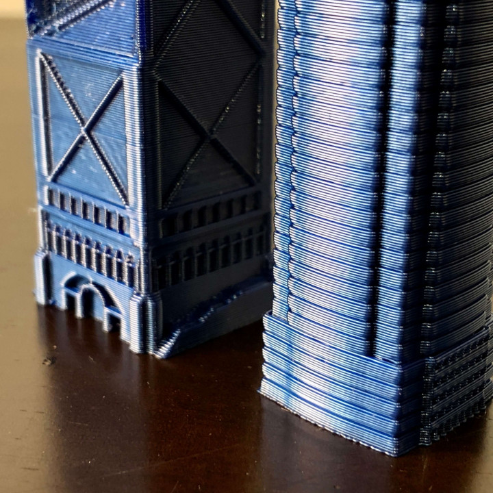 3D Printable Skyscrapers of Hong Kong, China by MiniWorld3D