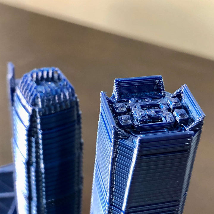 3D Printable Skyscrapers of Hong Kong, China by MiniWorld3D