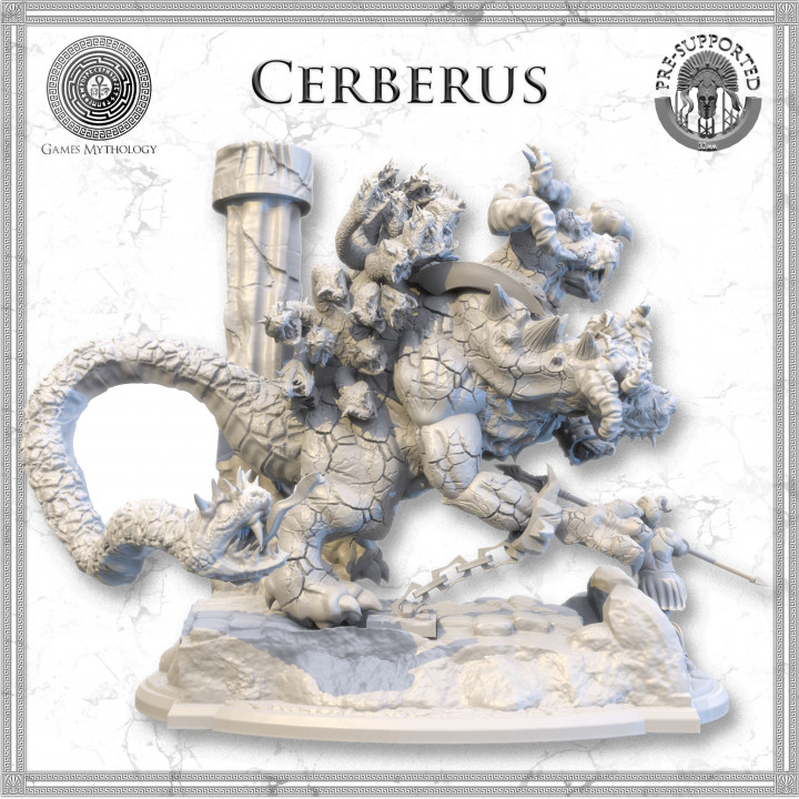 3D Printable Cerberus by Games Mythology