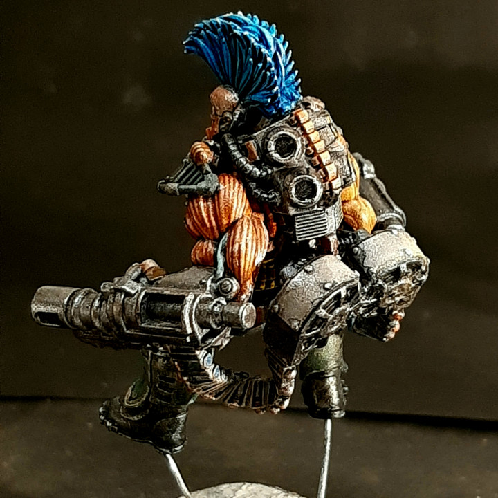 3D Print of Jackhammer Paul - Ganger boss by andreumartinez