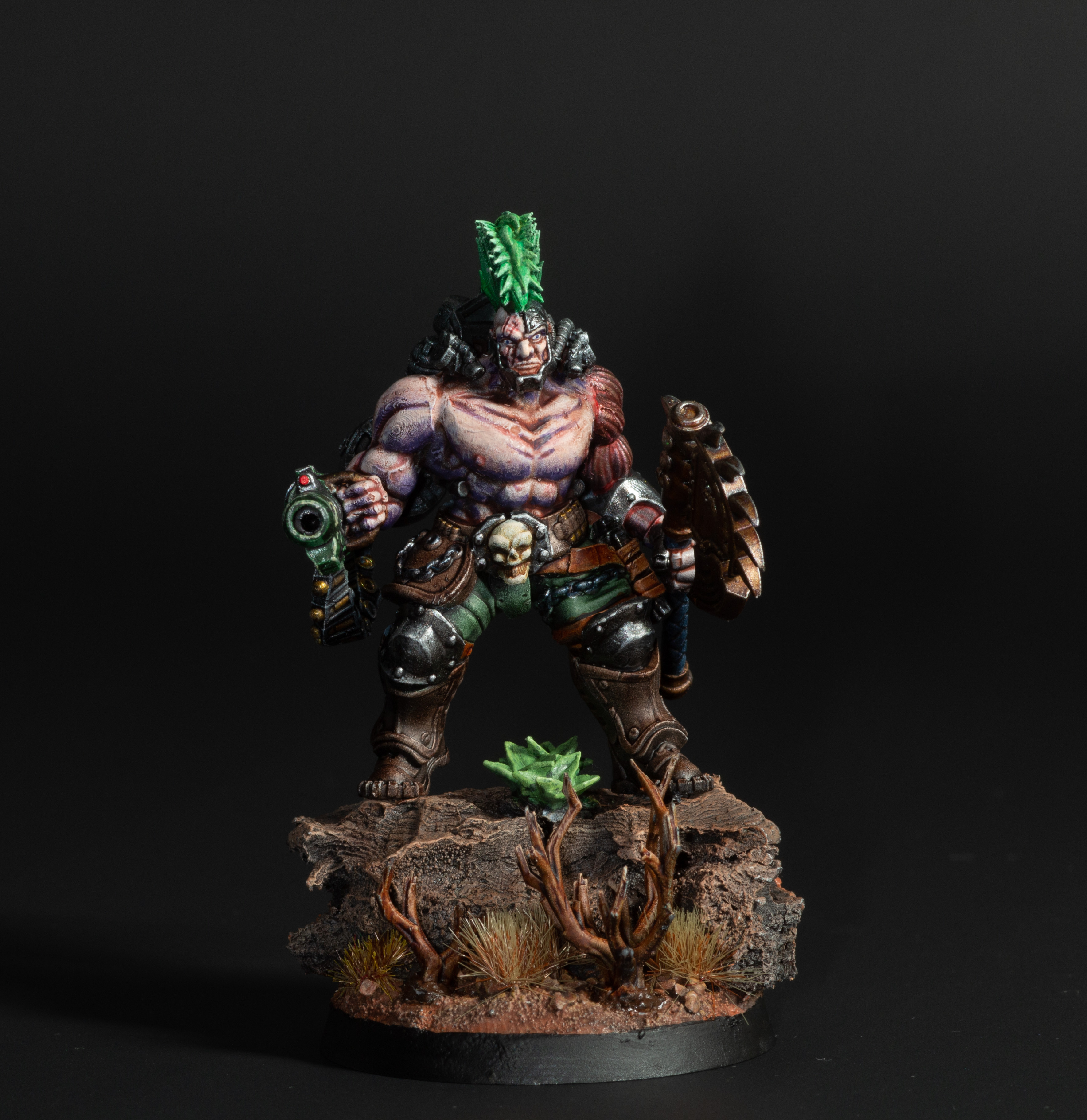 3D Printable Jackhammer Paul - Ganger boss by Across the Realms