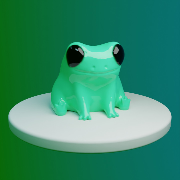 3D Printable Fred the Frog by Sushi Cat