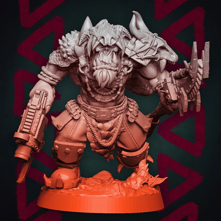 3D Printable MrModulork's Orc Monster Hunters - Modular Kit B by MrModulork