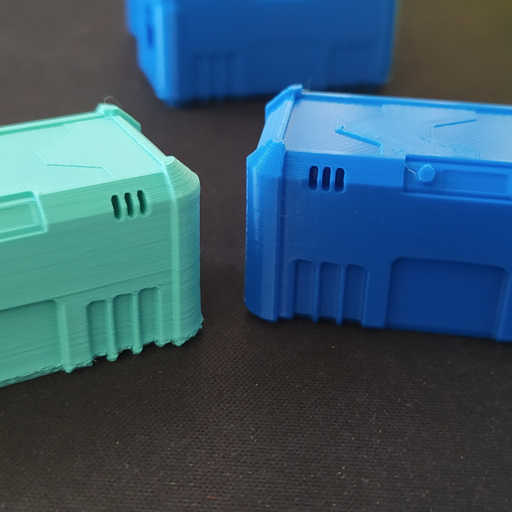3D Printable Futuristic Crate v1 by Canna Chris