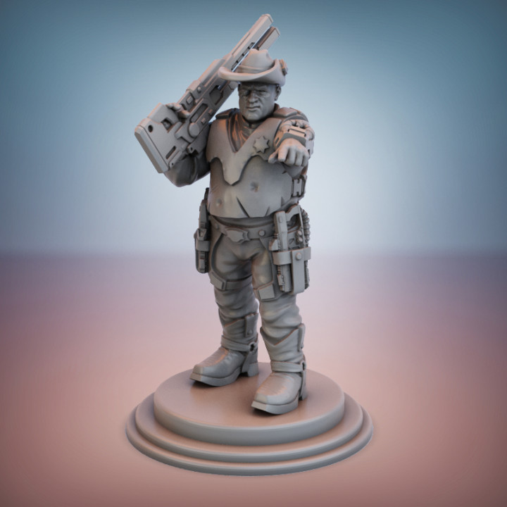 3D Printable FALCON. Sheriff. by ZBSminiatures