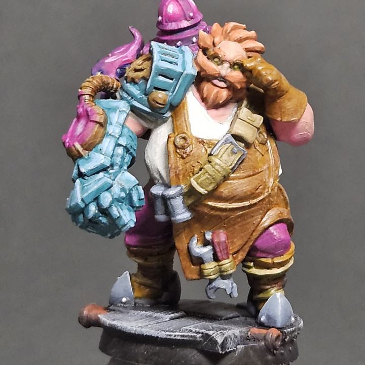 3D Print of Dr. TNT "Tiny Tim", the Chunky Artificer (2 Versions) by ...