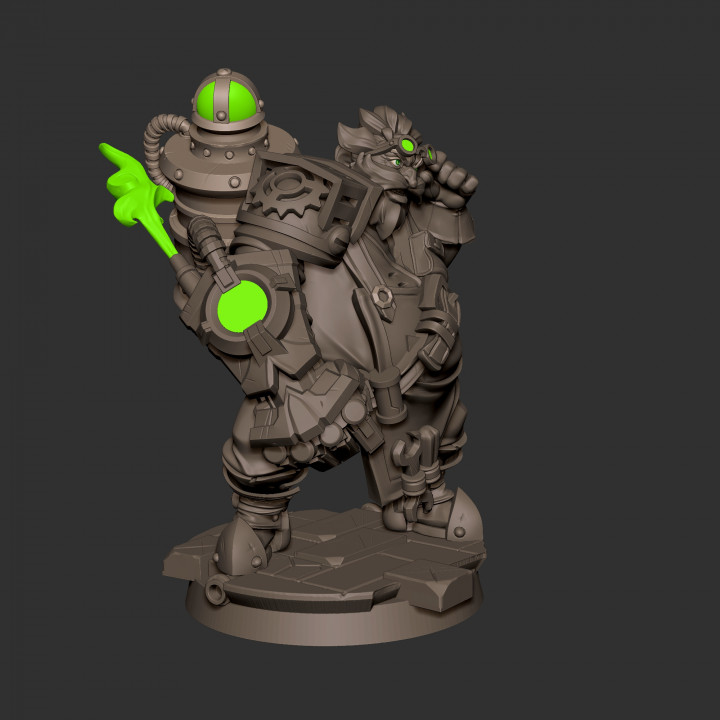3D Printable Dr. TNT "Tiny Tim", the Chunky Artificer (2 Versions) by ...