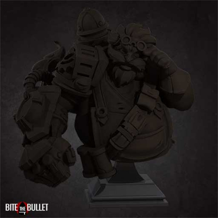3D Printable (Bust) Dr. TNT "Tiny Tim", the Chunky Artificer (2 ...