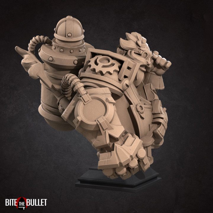 3D Printable (Bust) Dr. TNT "Tiny Tim", the Chunky Artificer (2 ...