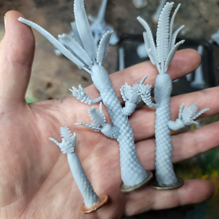 3D Printable Williamsonia - prehistoric jungle trees by Don Whitaker