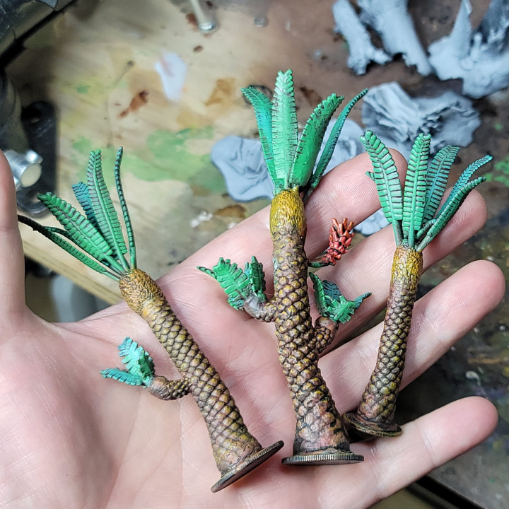 3D Printable Williamsonia - prehistoric jungle trees by Don Whitaker