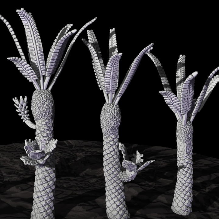 3D Printable Williamsonia - prehistoric jungle trees by Don Whitaker