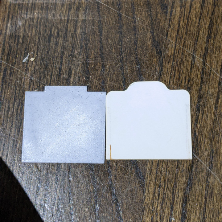 3D Printable 2x2 Slide Drawer Divider/Marker by Tiffany S