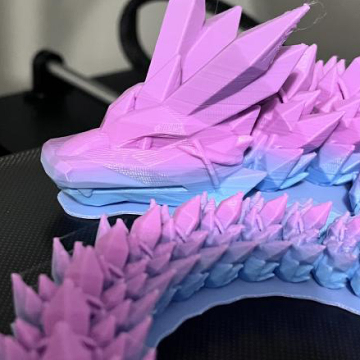 3D Printable CRYSTAL DRAGON by Cinderwing3D