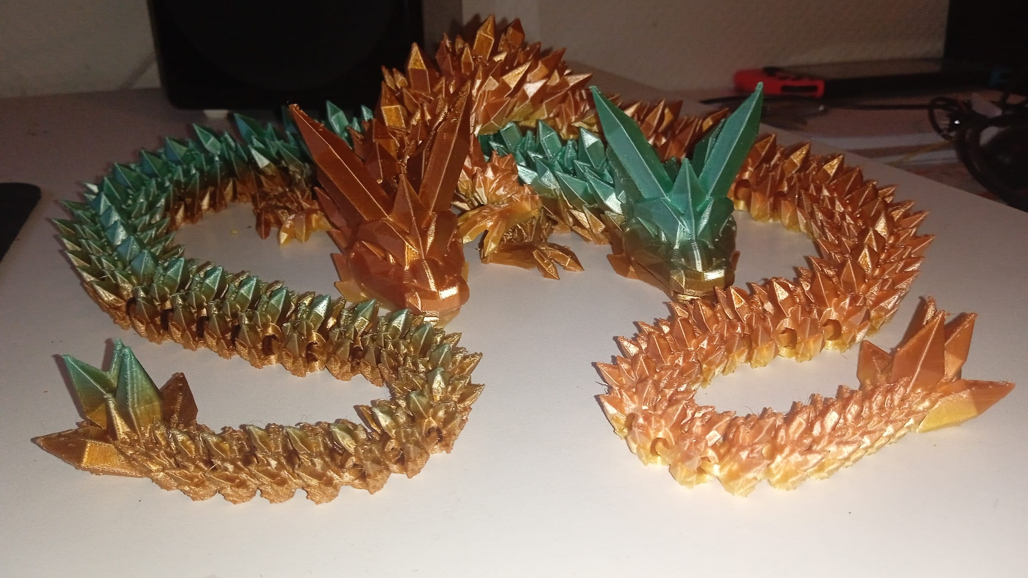 3D Printable CRYSTAL DRAGON by Cinderwing3D