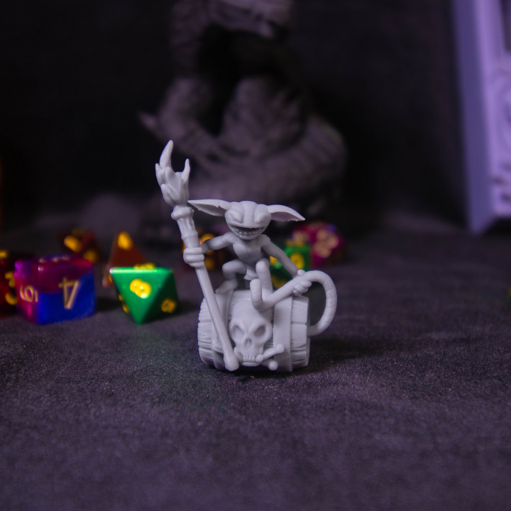 3D Printable Bomb Goblin Miniature by Snee_3D