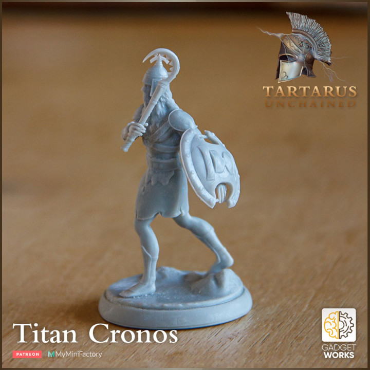 3D Printable Titan Cronos - Tartarus Unchained by Gadgetworks