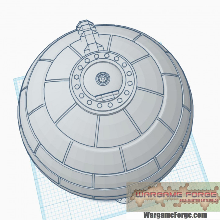 3D Printable Large Industrial Storage Tank by Wargame Forge