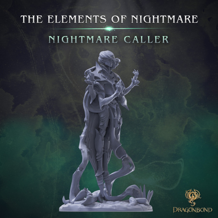 3D Printable Dragonbond: Hindruil, Nightmare Caller by Draco Studios
