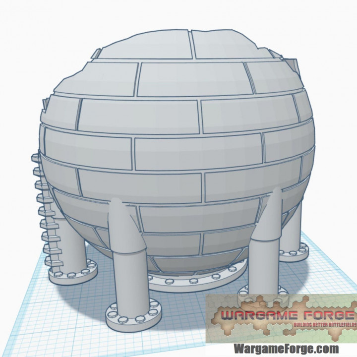 3D Printable Post Apocalypse Guard Tower by Wargame Forge