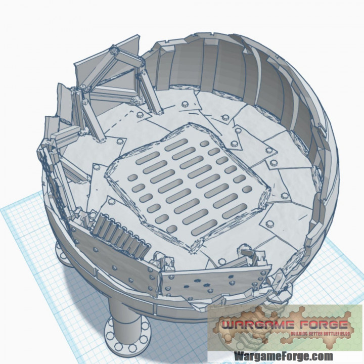 3D Printable Post Apocalypse Guard Tower by Wargame Forge