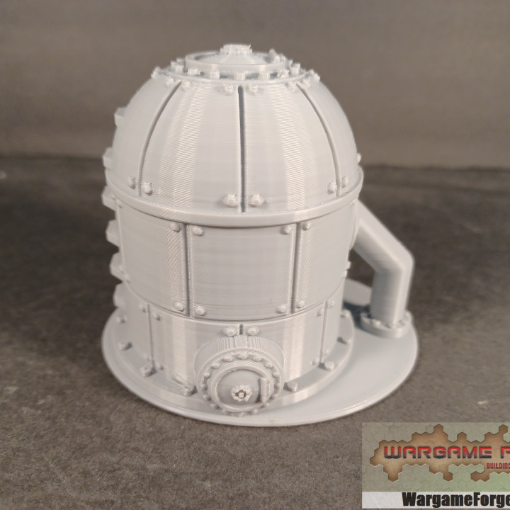 3D Printable Small Industrial Storage Tanks, Set of 3 by Wargame Forge