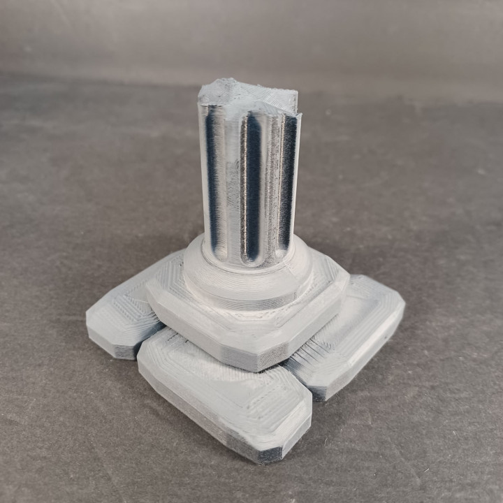 3D Printable Stone Column, Set of 3 by Wargame Forge